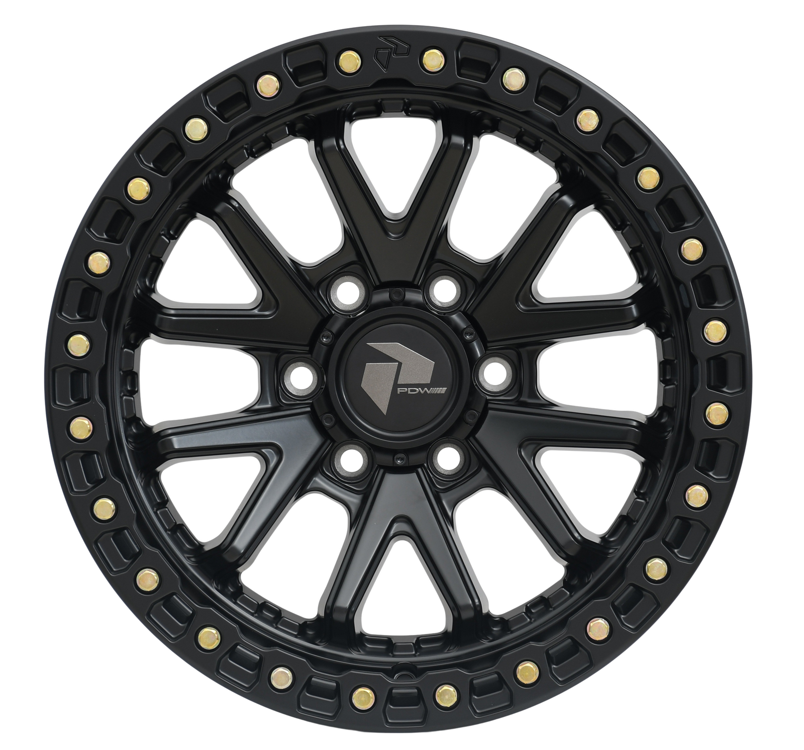 PDW DOMINATOR Satin Black 4x4 Wheels | 1500KG Load Rated