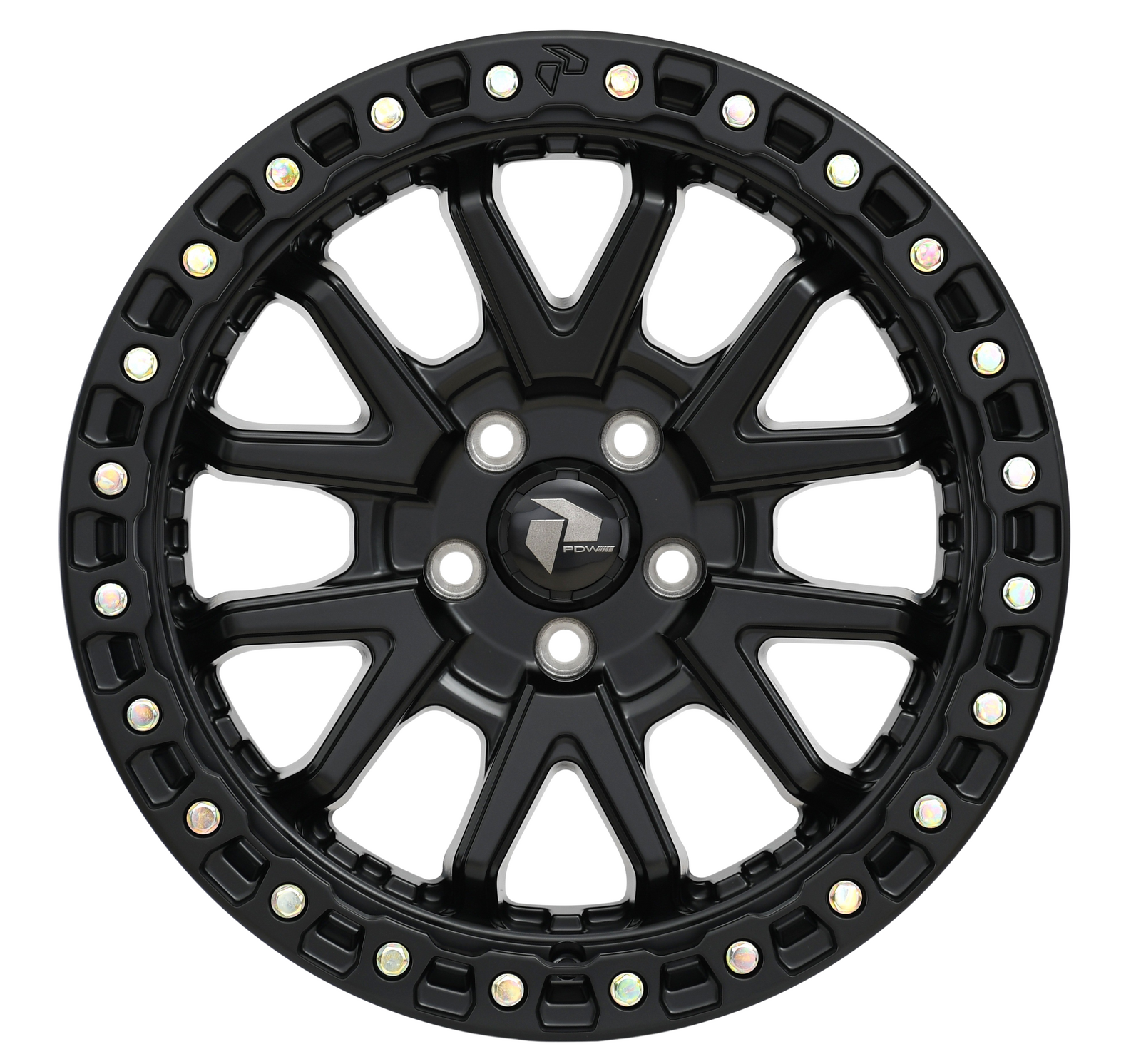 PDW DOMINATOR Satin Black 4x4 Wheels | 1500KG Load Rated