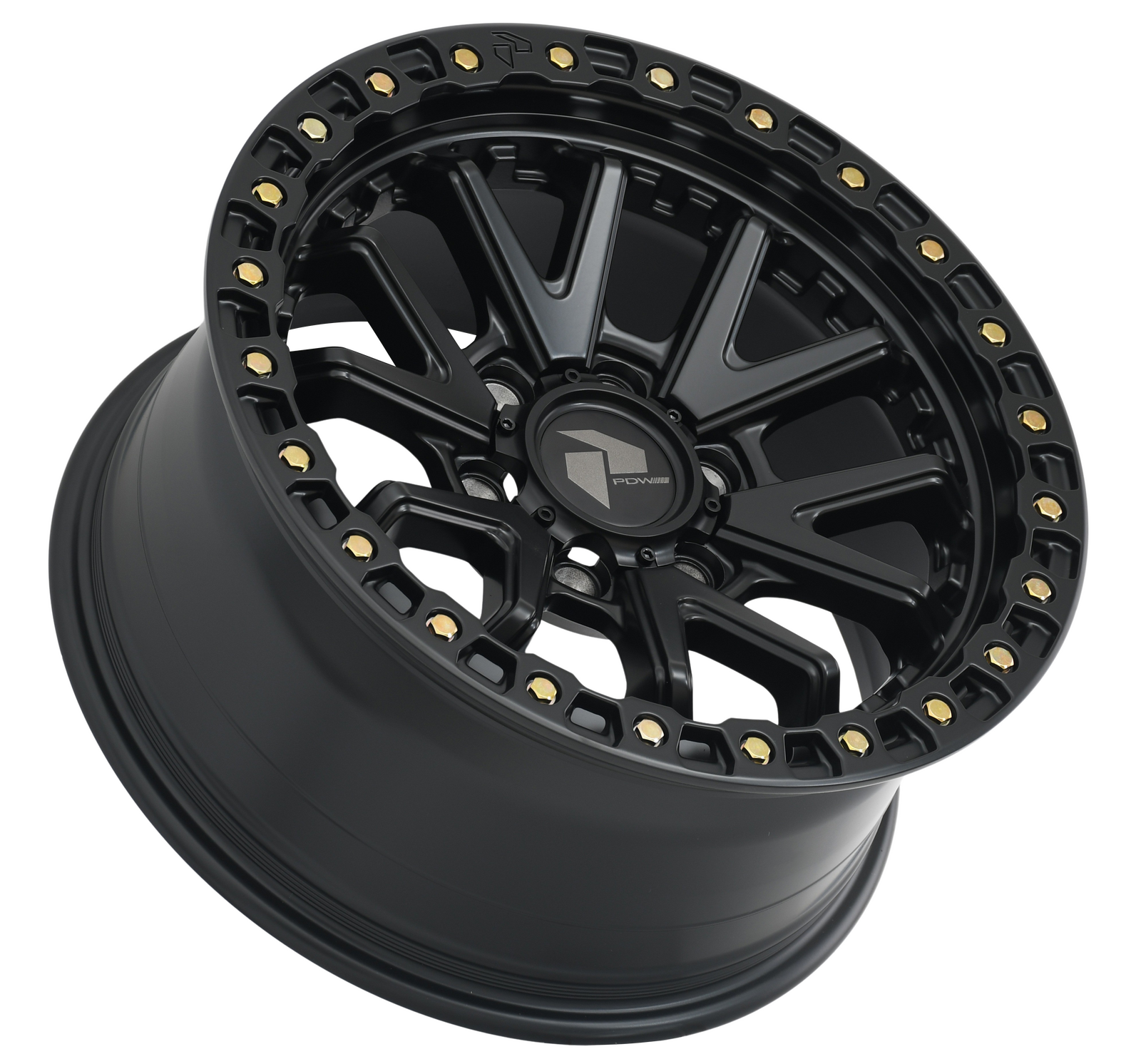 PDW DOMINATOR Satin Black 4x4 Wheels | 1500KG Load Rated