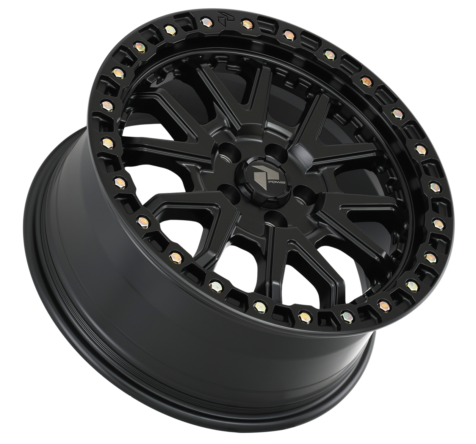 PDW DOMINATOR Satin Black 4x4 Wheels | 1500KG Load Rated