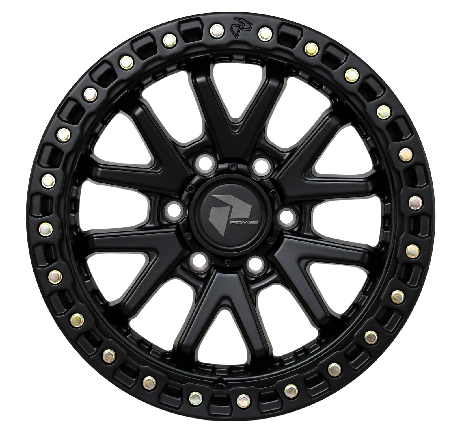 PDW DOMINATOR Satin Black 4x4 Wheels | 1500KG Load Rated