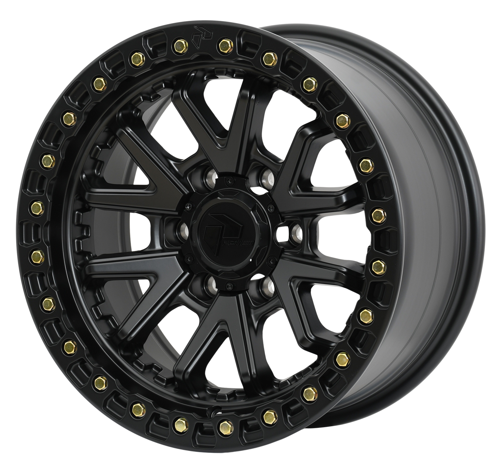 PDW DOMINATOR Satin Black 4x4 Wheels | 1500KG Load Rated
